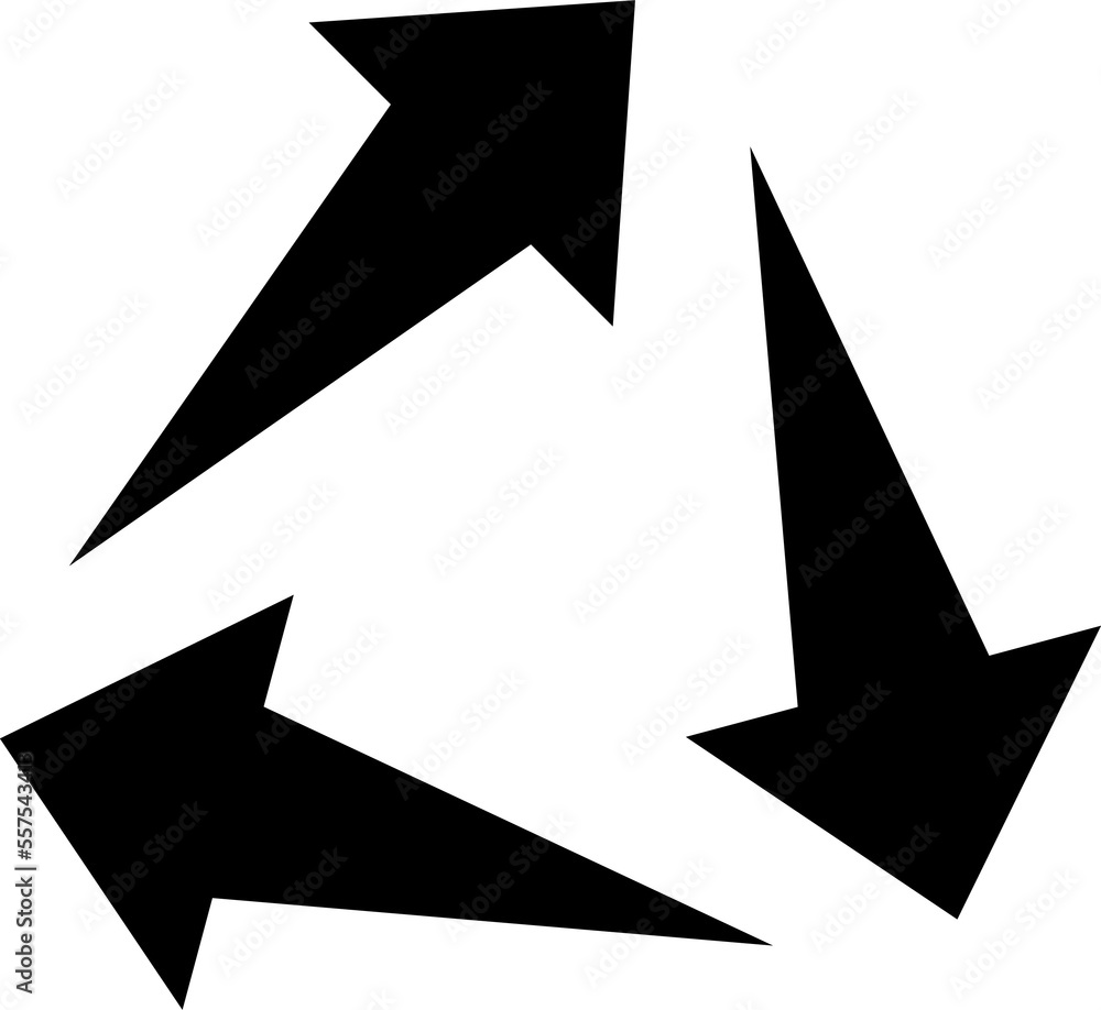 Recycle icon arrow symbol. Recycling cycle sign. Recycled logo, png ...