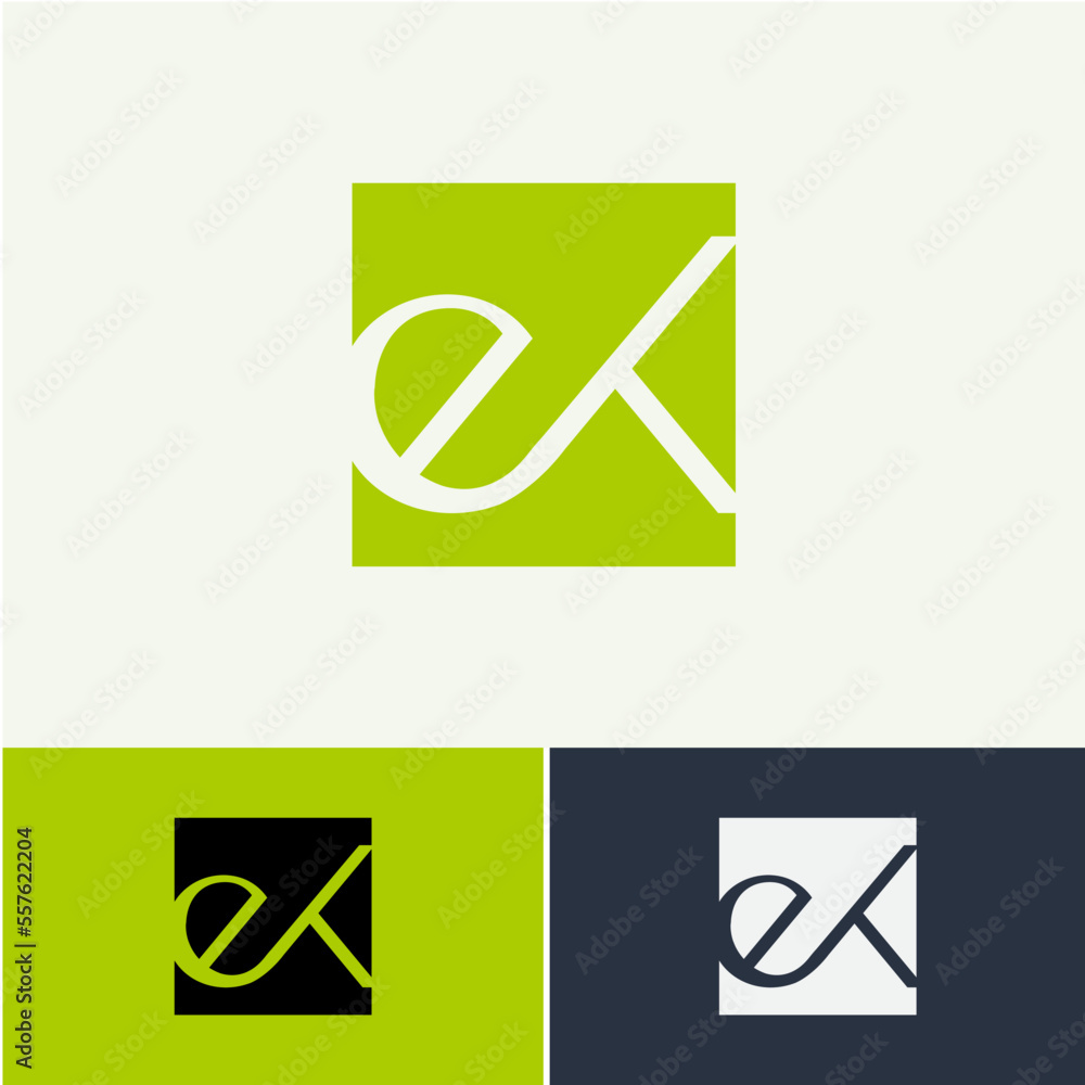 EK letter logo template with icon and vector file .eps, ai , Letters ek ...