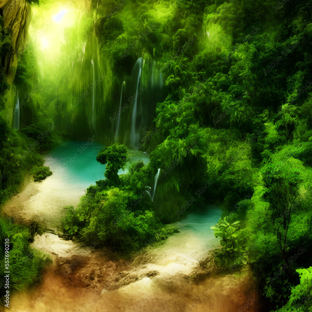 Natural environment Rio de Janeiro Brazil photoshop manipulation Stock ...