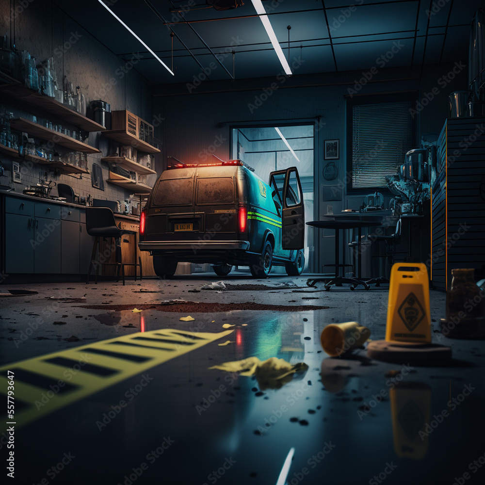 Crime scene, interiors, decoration, background, scene, wallpaper ...