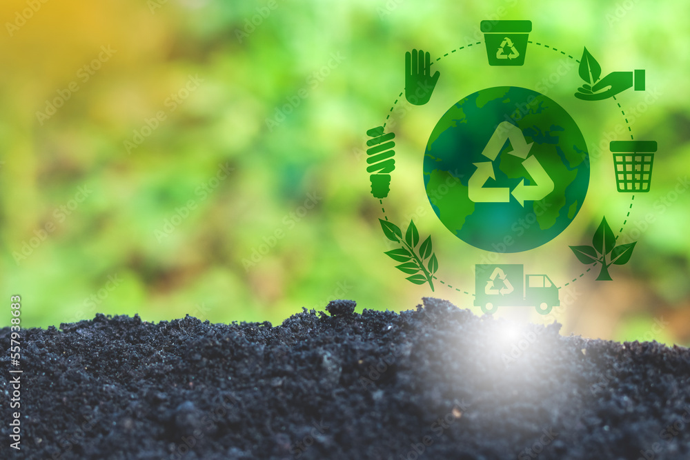 Circular economy concept. Sharing economy, recycle, sustainable ...