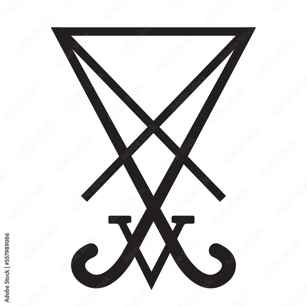 Vektor sigil, lucifer, satan, satanic, goth, gothic, occult VECTOR ve ...