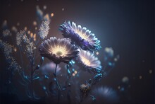 Flame Daisies Free Stock Photo - Public Domain Pictures