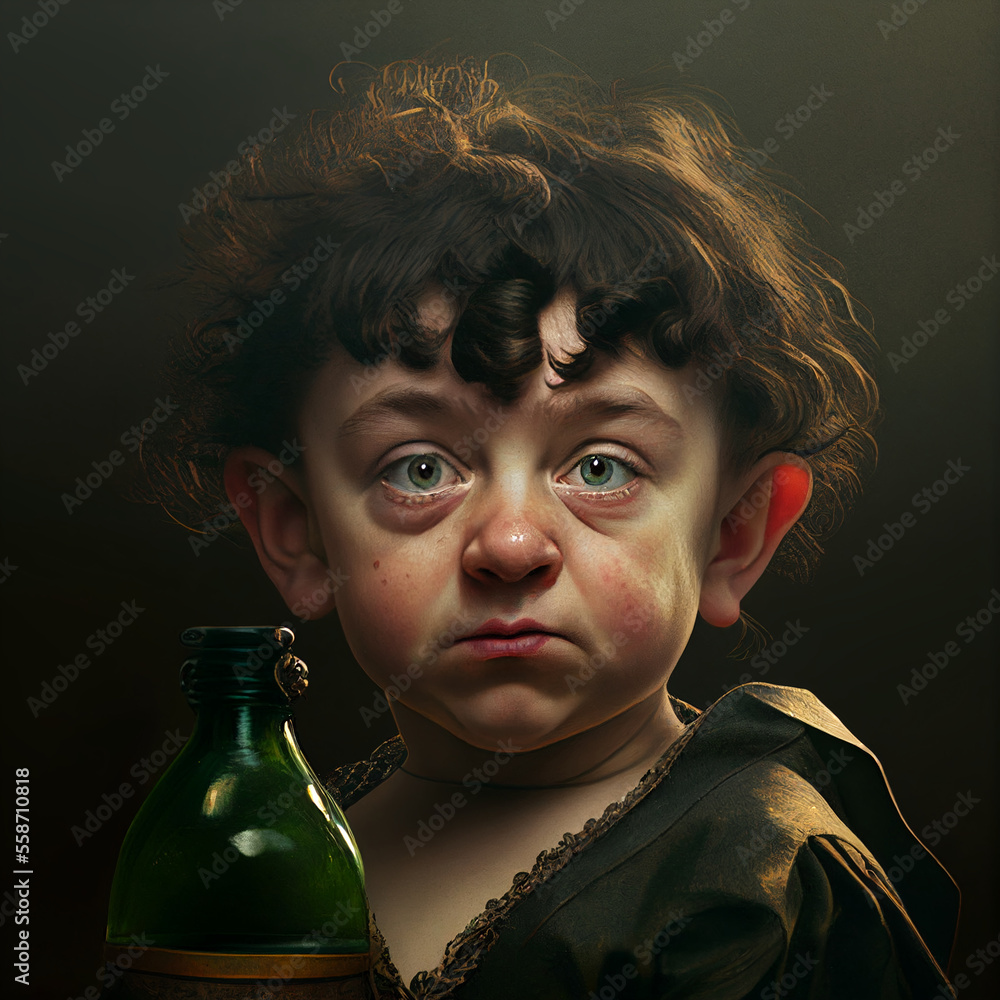 Stock-Illustration „Drunk Halfling Small Stout Stealthy Thief Sneaky ...