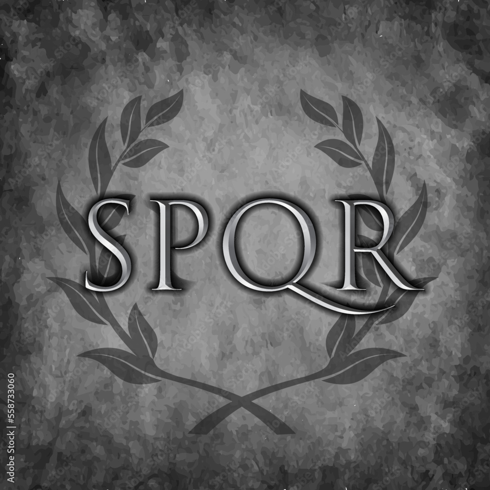 vintage symbol of rome vector illustration Stock Vector | Adobe Stock