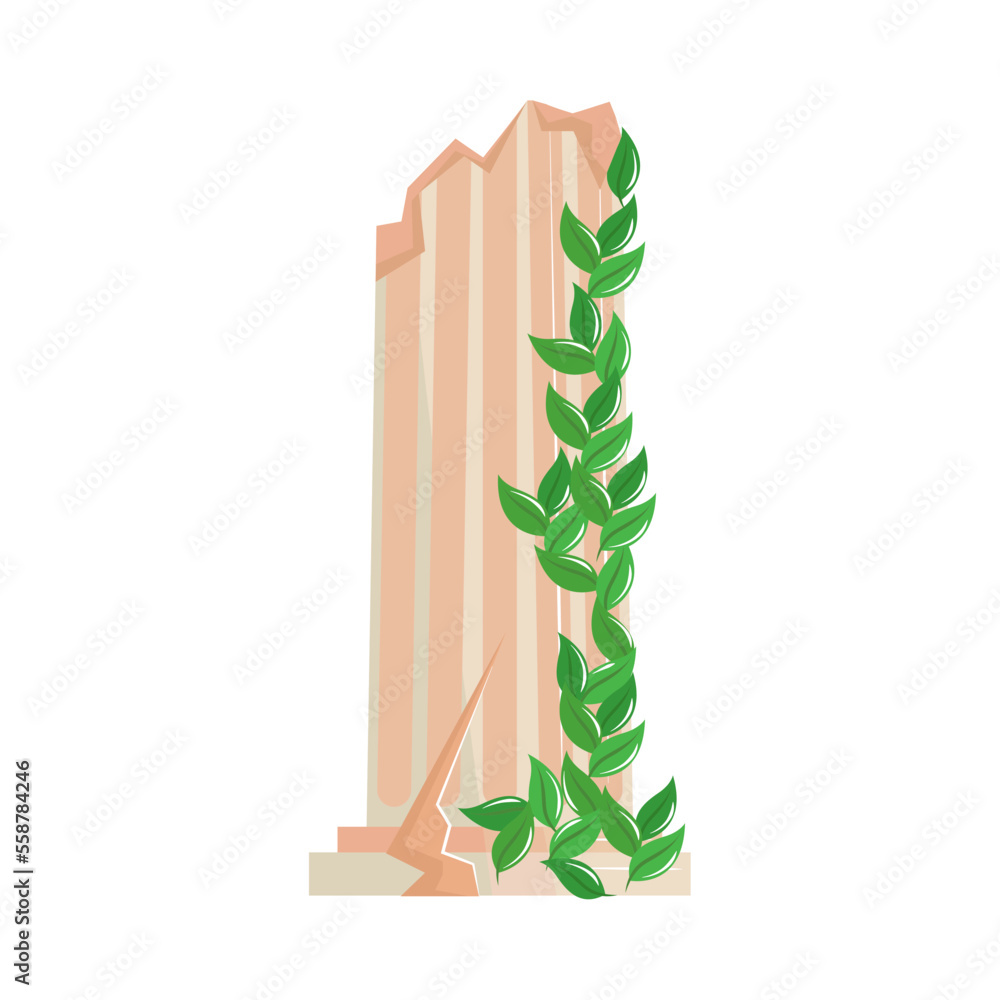 Ancient Greek Column Greek Culture Stock Vector Adobe Stock