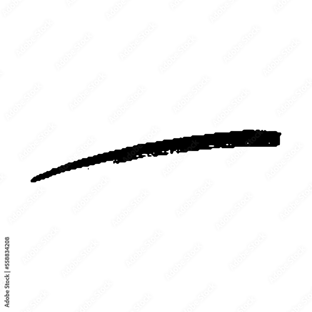 line brush grunge underline shapes Stock Vector | Adobe Stock