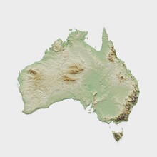Relief Map Of Australia Free Stock Photo - Public Domain Pictures