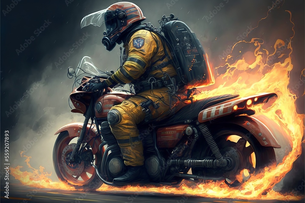 Firefighting vehicles that put out fires and save lives - motorbike ...