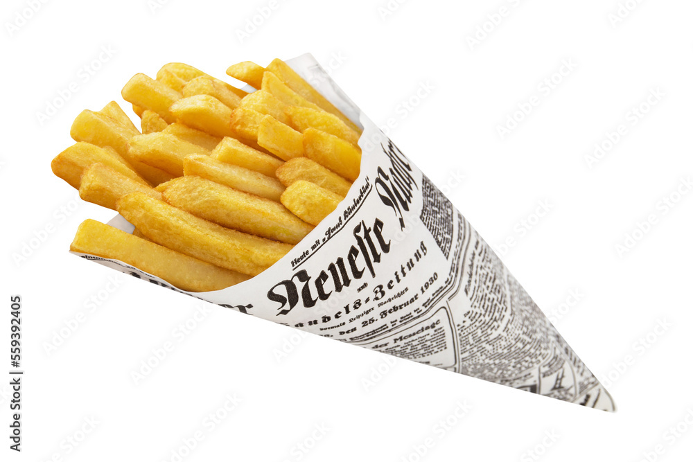 Stock-Foto „Pommes Frites und Hintergrund transparent PNG cut out ...