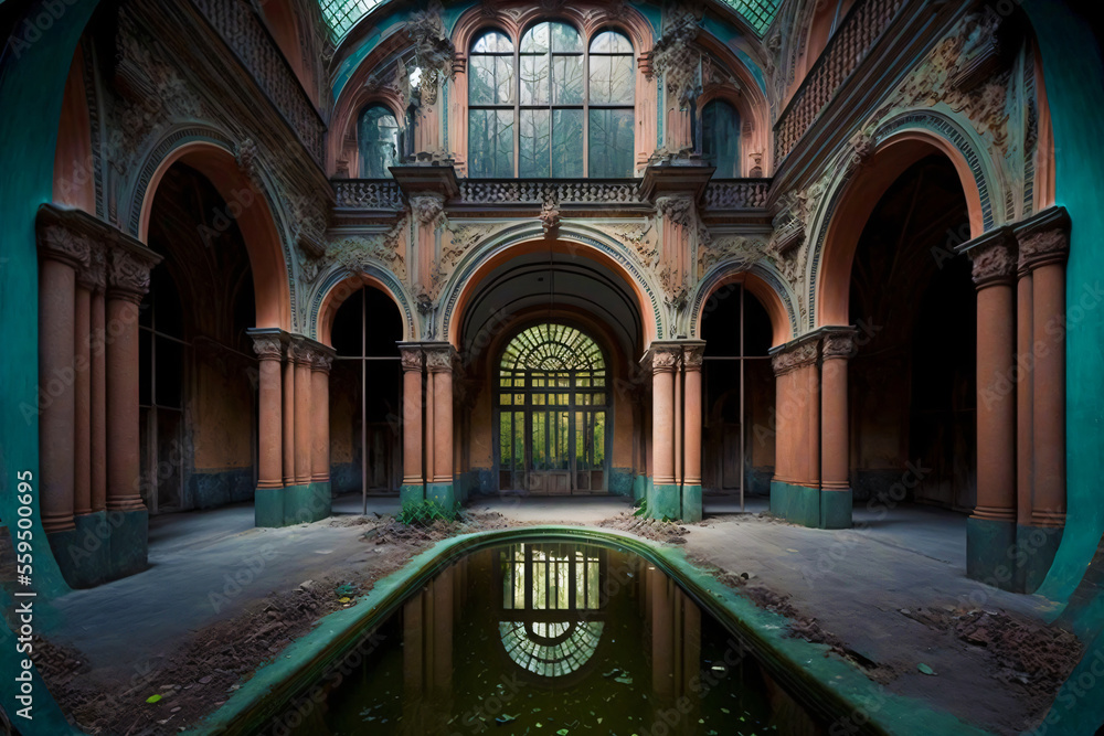 old forgotten orphanage, inside a a bandoned building, lost places ...