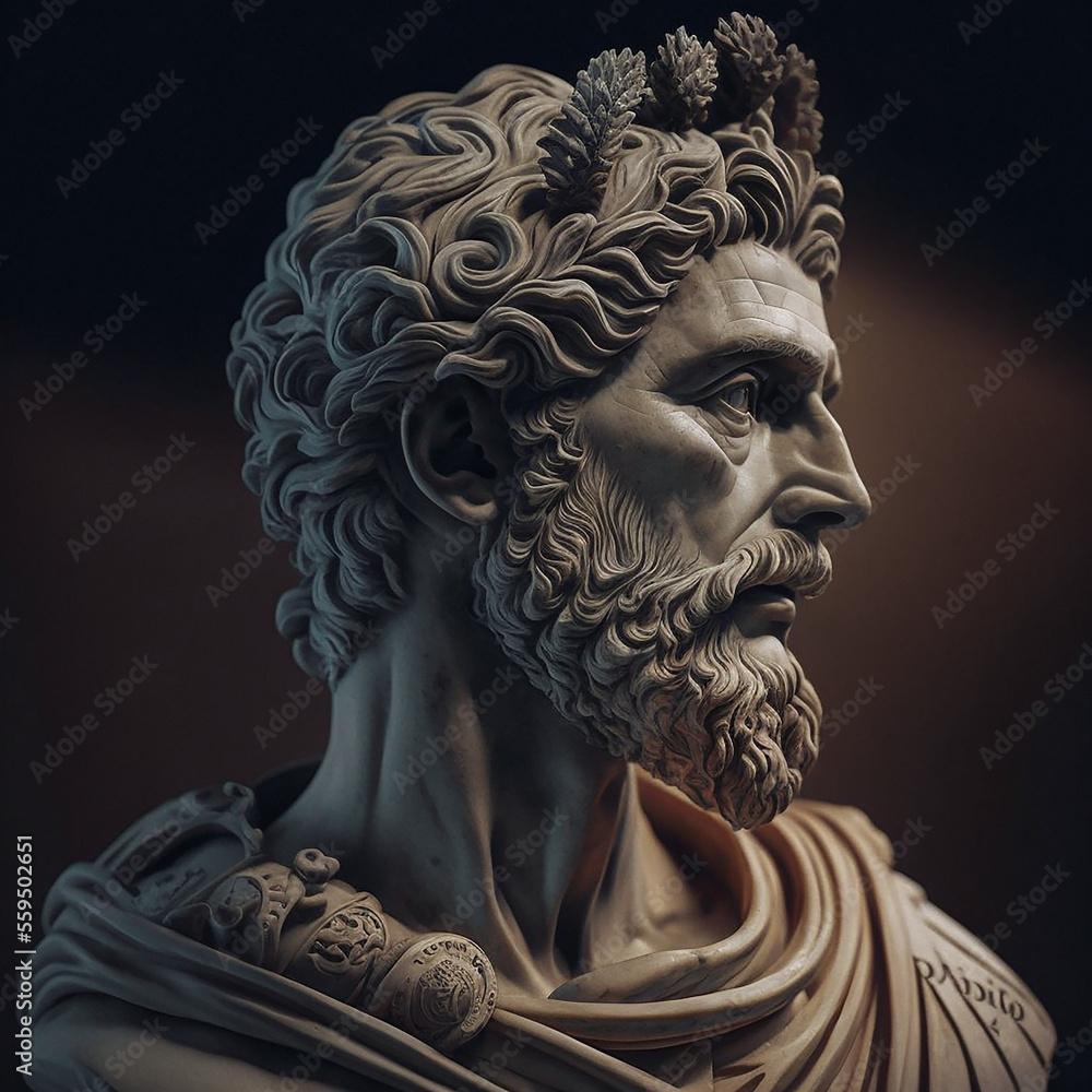 septimius severus roman emperor. Created with Generative AI technology ...