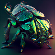 Emerald Flower Scarab Beetle Free Stock Photo - Public Domain Pictures