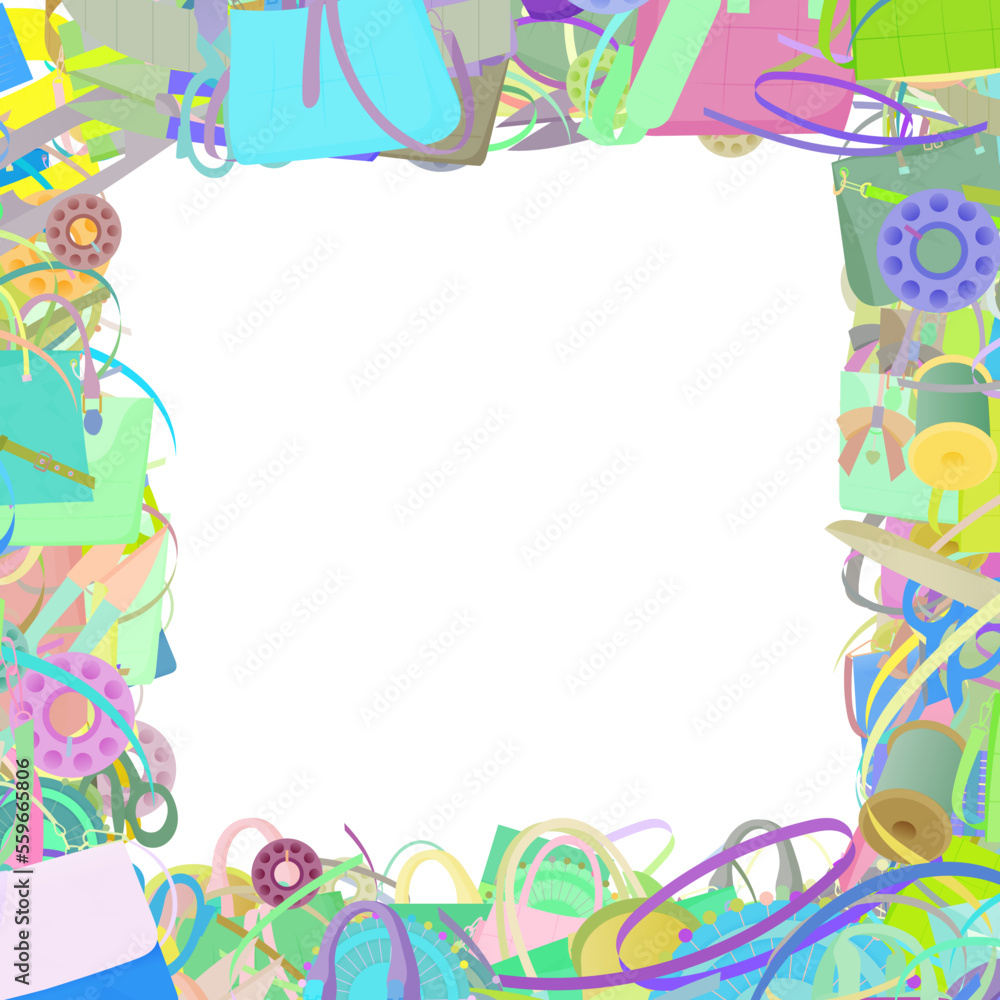 Background pattern abstract design texture. Border frame, transparent ...