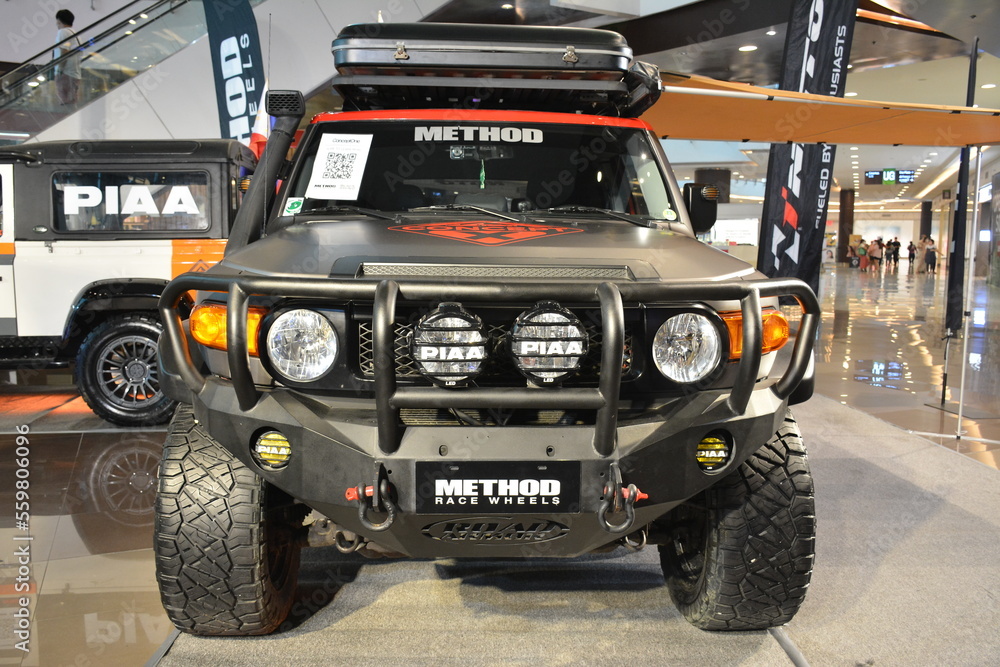 Toyota fj cruiser at Concept one offroad rigs display in Quezon City ...