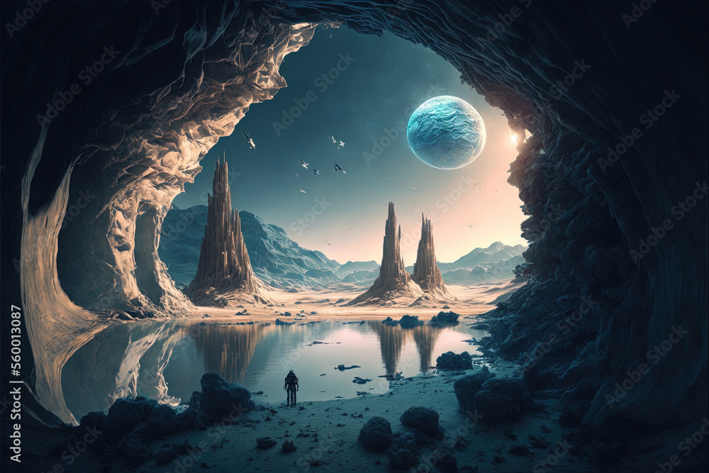 Alien World: A Hyperrealistic 4K HD Abstract Exploration of Exoplanets ...