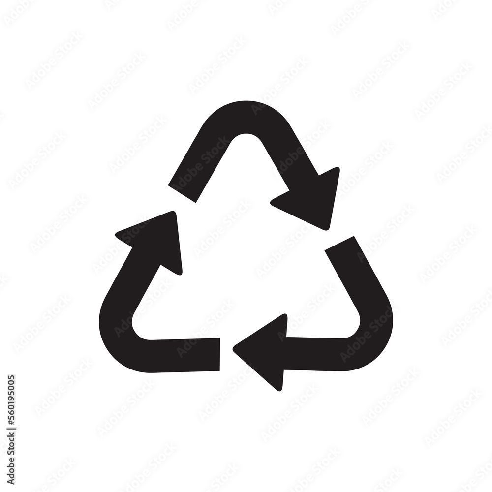 Recycle icon. Reusing symbol. Recycle sign Transparent background ...
