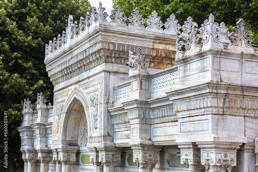 Pertevniyal Valide Sultan Mosque in Laleli, Istanbul, Turkey. Ottoman ...