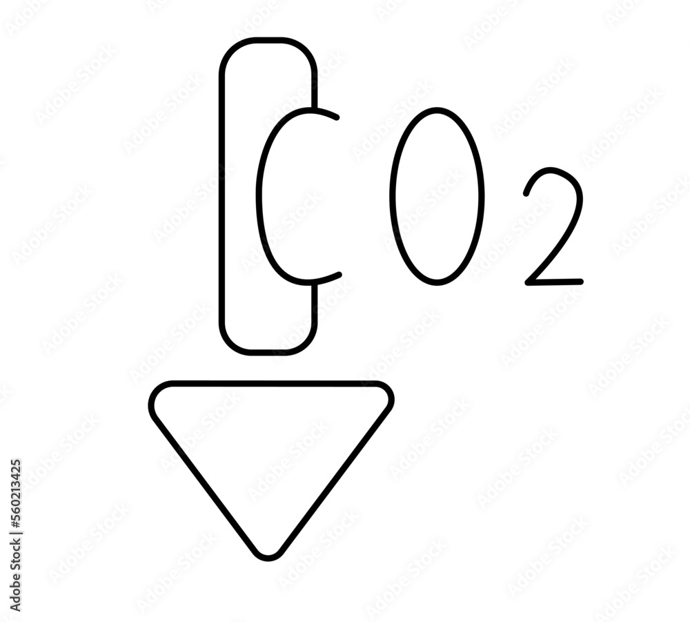 Icon about energetic transition. Sustainable development. Net zero ...