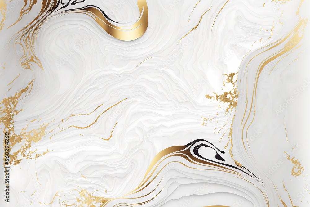 Ilustración de Stock Luxury White Gold Marble texture background vector ...