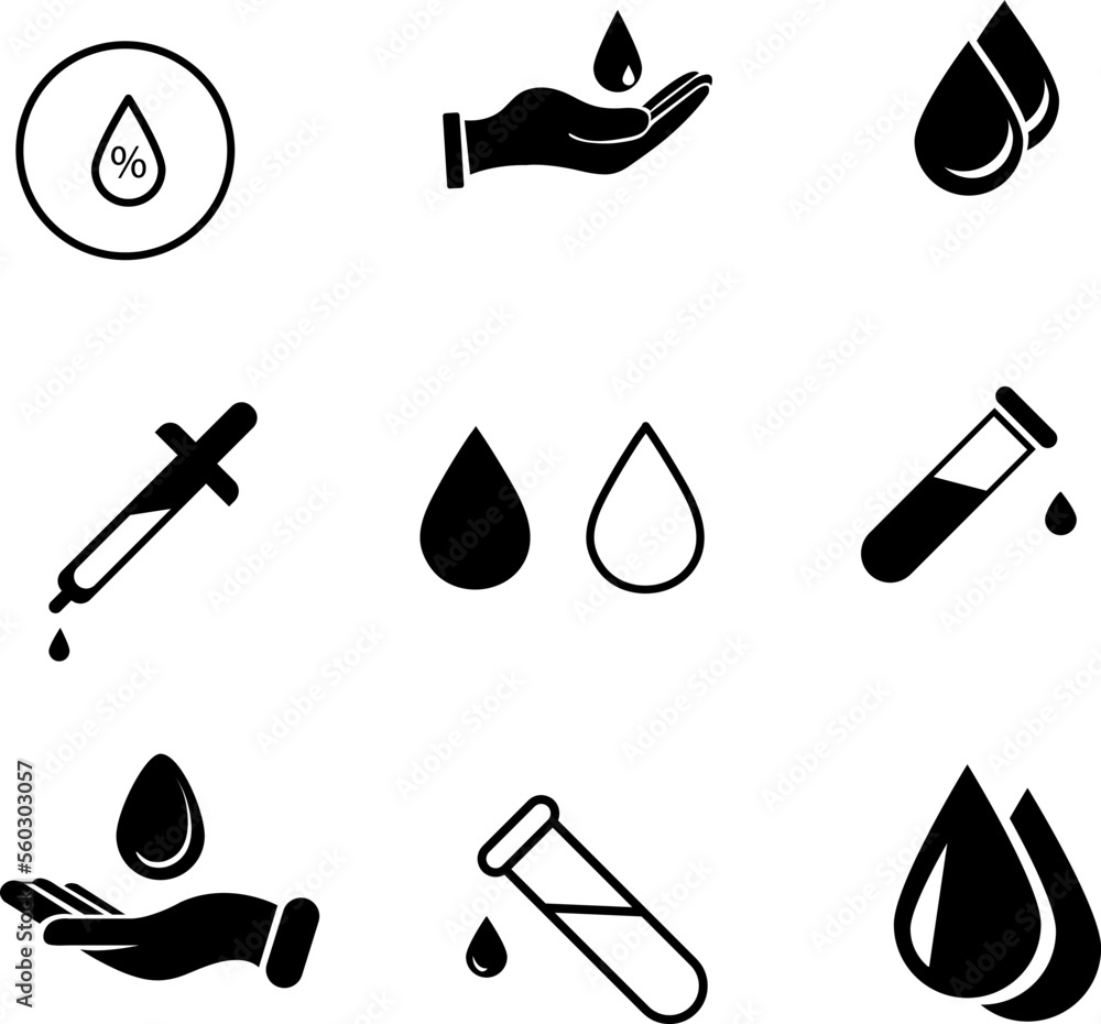 vector drop icon set illustration on white background..eps Stock Vector ... vector drop icon set illustration on white background..eps Stock Vector ...