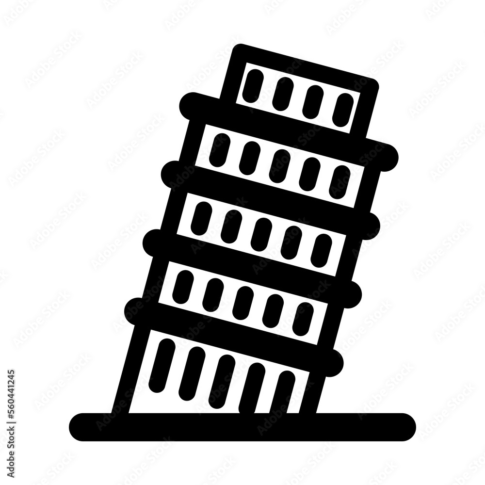 Leaning Tower Of Pisa,Pisa tower icon, Pisa, Europe, Landmark ...
