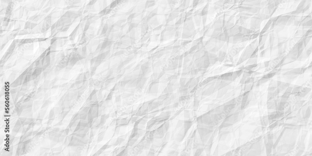 Seamless white crumpled paper background texture pattern. Tileable ...