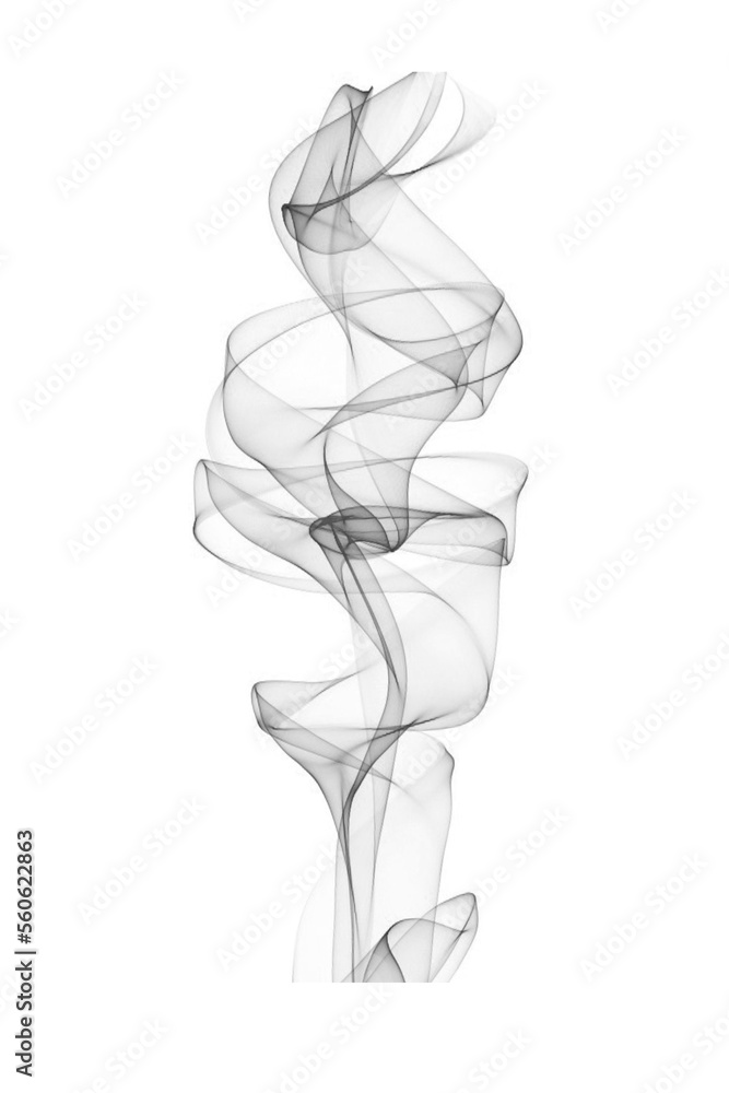 Stock-Illustration „Abstract black puffs of smoke swirl overlay on ...