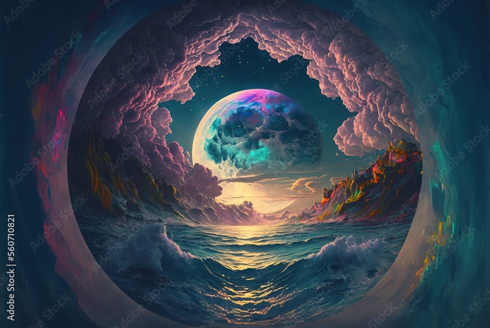 World within worlds - moon as a portal rift to another dimension in ...