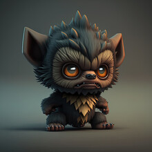 Cute Werewolf Cartoon Free Stock Photo - Public Domain Pictures