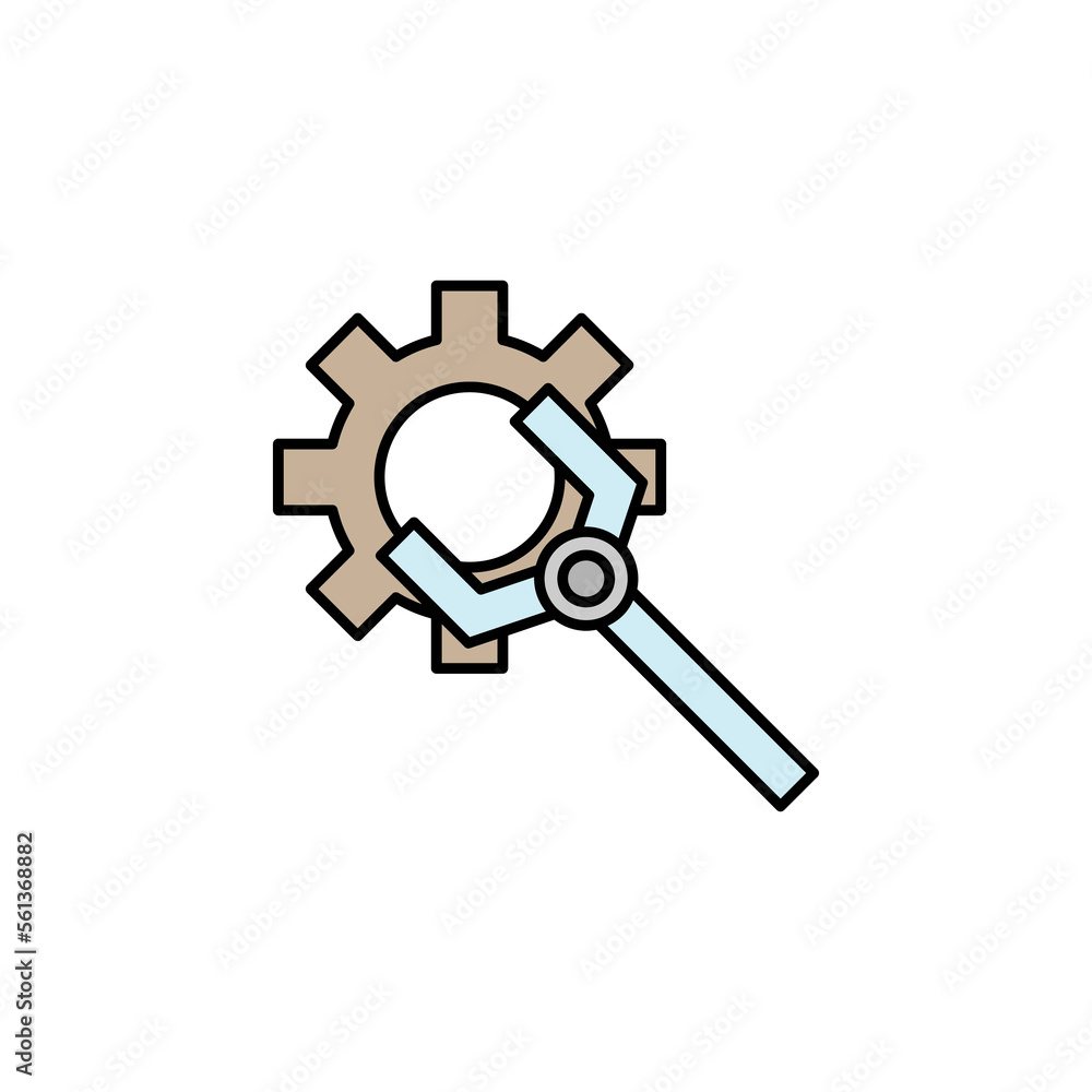 Robotics robot outline icon. Signs and symbols can be used for web ...