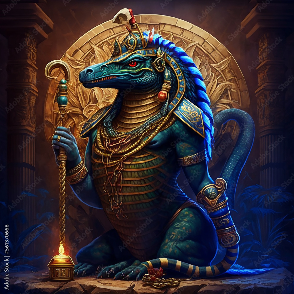Ancient Egyptian mythology. Sobek, the ancient Egyptian mythological ...