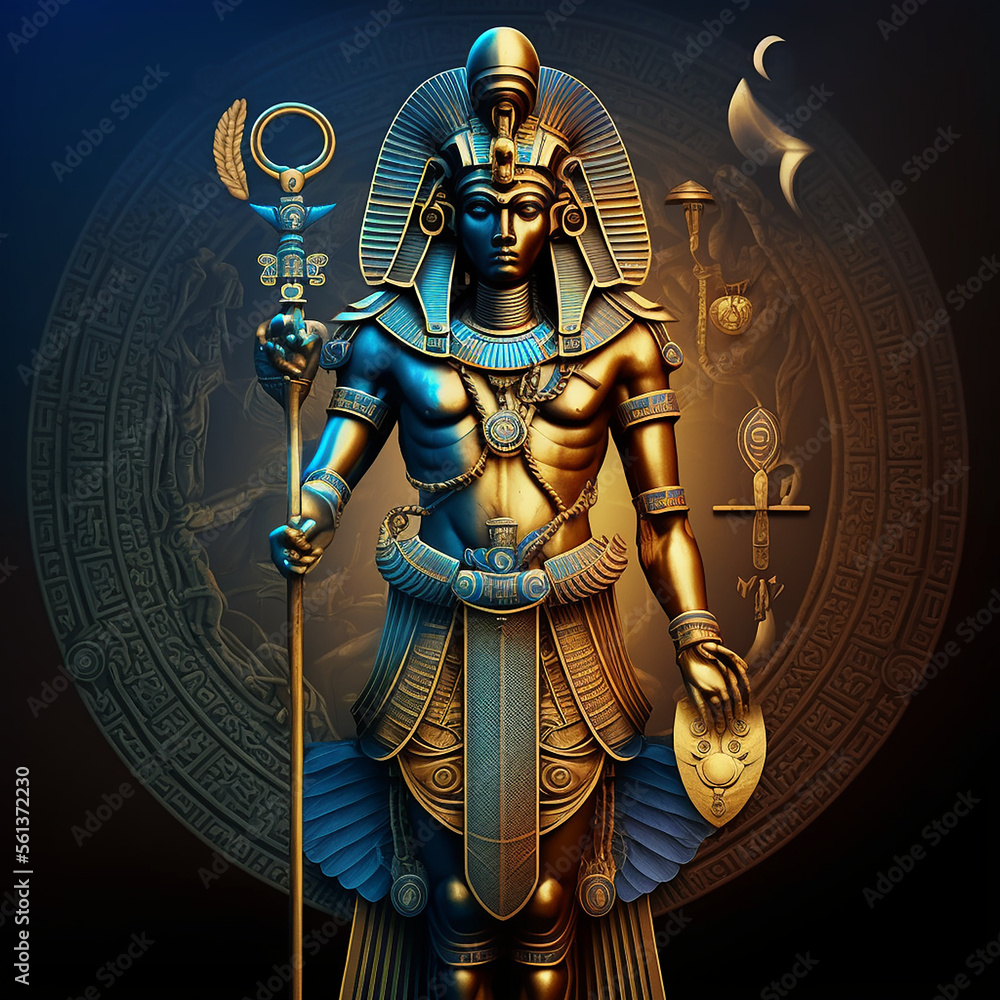 Ancient Egyptian mythology. Ptah, the ancient Egyptian mythological god ...