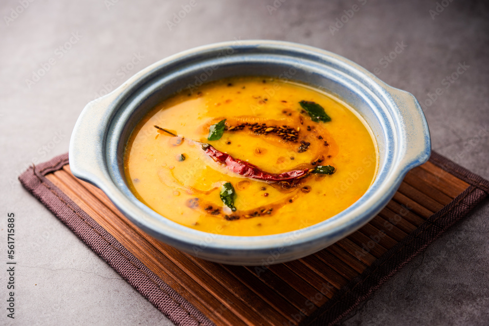Khatti Dal is a food from India, a Hyderabadi cuisine, dal made using ...