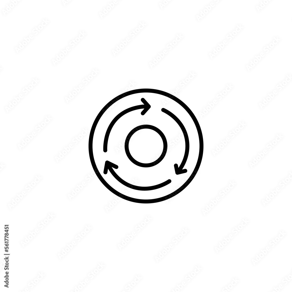 consistency outline icon. Simple linear element illustration. Isolated line consistency icon on ...