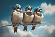 Chubby Sparrow Bird Free Stock Photo - Public Domain Pictures