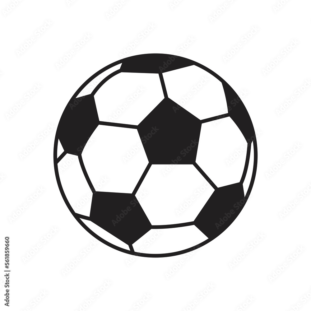 Soccer ball icon. Soccer ball symbol. Soccer ball Transparent ...