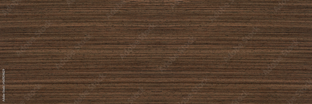 Texture of wenge wood. Dark brown wood for furniture or flooring. Close ...