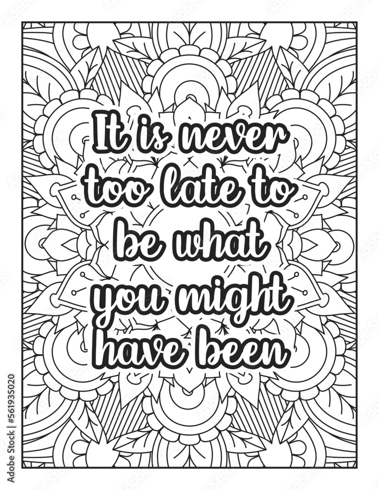Inspirational Quotes, Quotes Coloring Page, Positive Quotes ...
