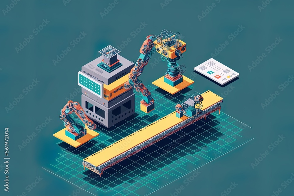 the banner manufacturing process is automated. New production methods ...