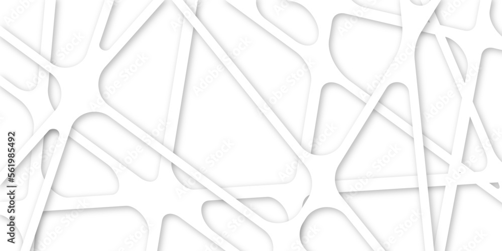 Abstract of white architectural structure pattern, Concept of future ...