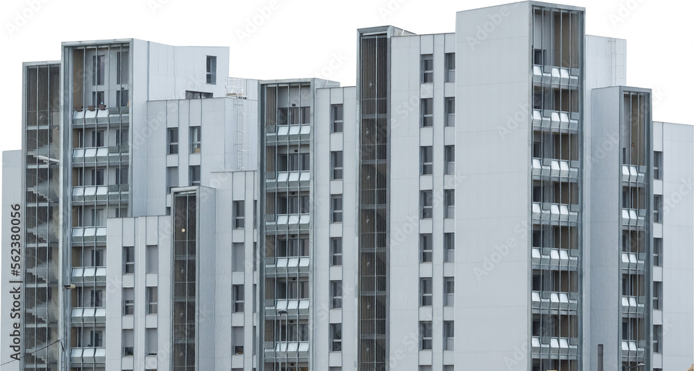 Isolated PNG cutout of buildings on a transparent background, ideal for ...