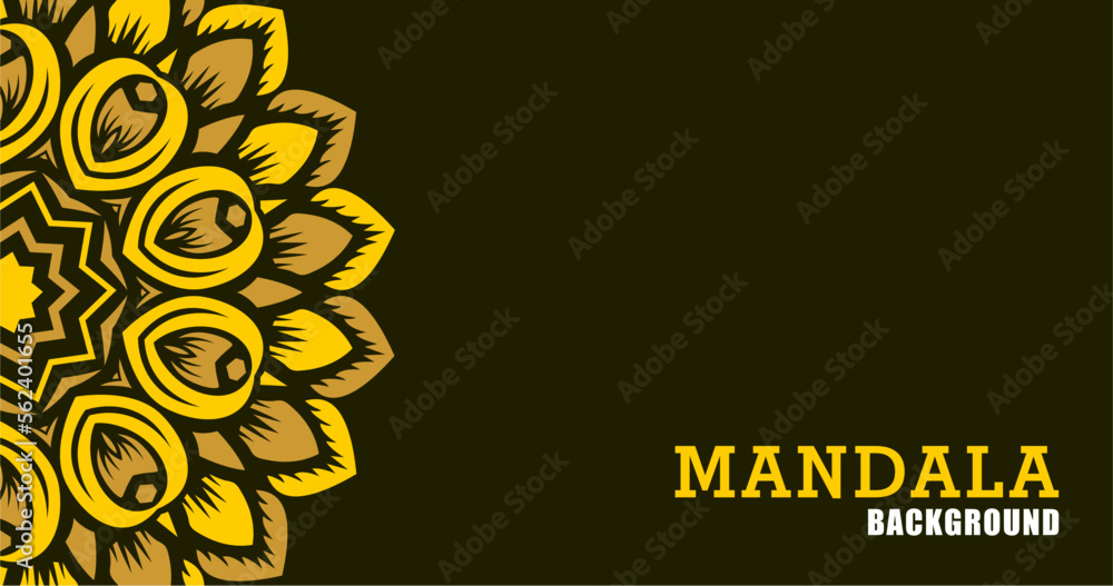 vector mandala design, for your various types of advertising needs ...
