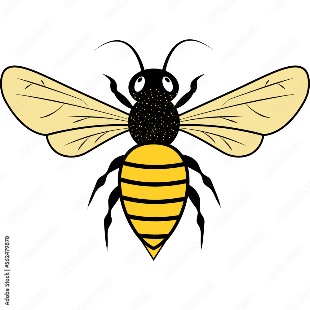Queen Bee SVG Queen Bee Silhouette, Queen Bee Clipart, vector ...