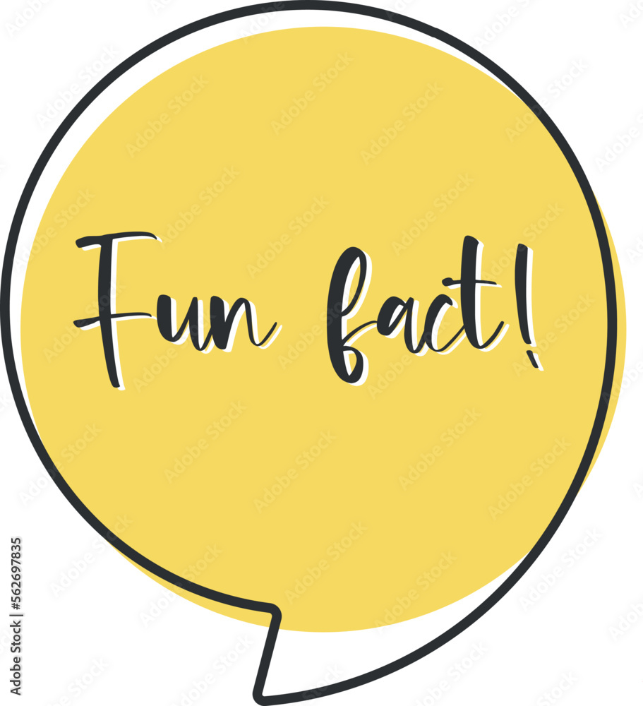 Fun fact comic speech bubble in pop art style. Comic speech. Dialog ...