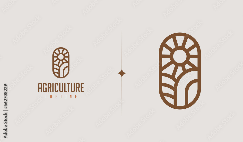 Agriculture Farm Logo Template. Universal creative premium symbol ...