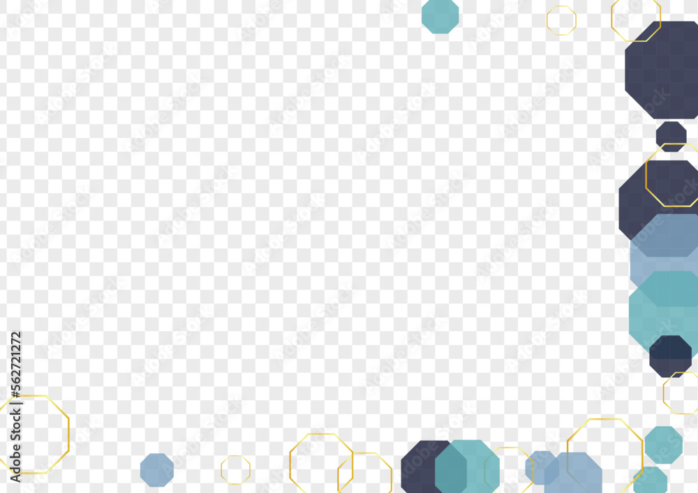 Turquoise Cell Background Transparent Vector. Tile Technology Wallpaper ...