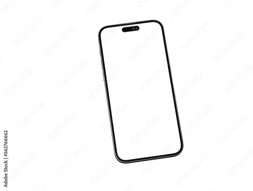 realistic smartphone template mockup for user experience presentation ...