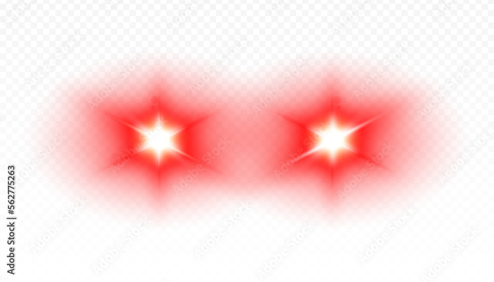Laser red eyes meme on transparent background - graphic element for ...