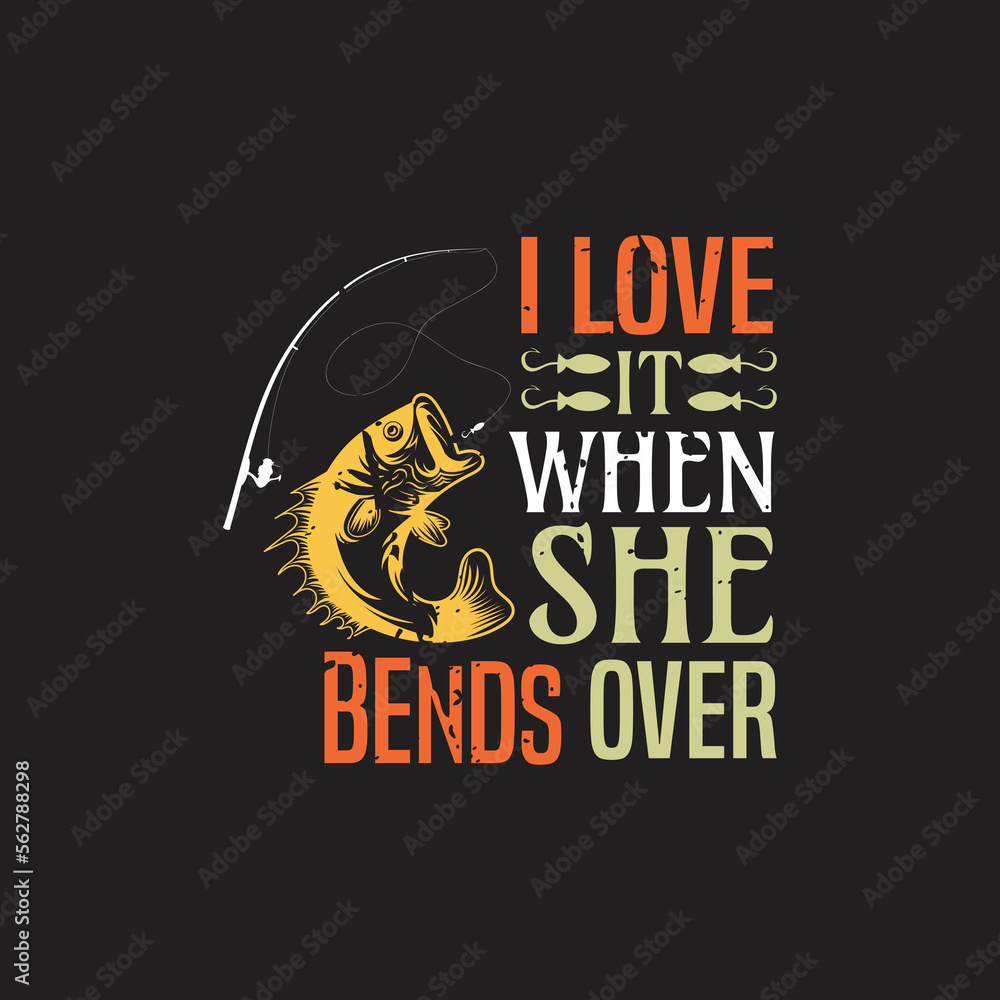 I love it when she bends over - vector Stock Vector | Adobe Stock